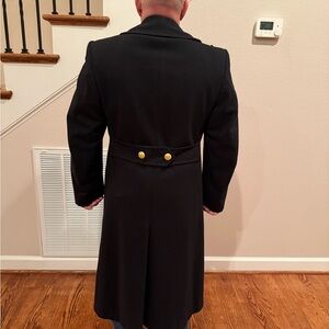 Jackets & Coats | Us Naval Officer Blue Doublebreasted Bridge Coat With ...